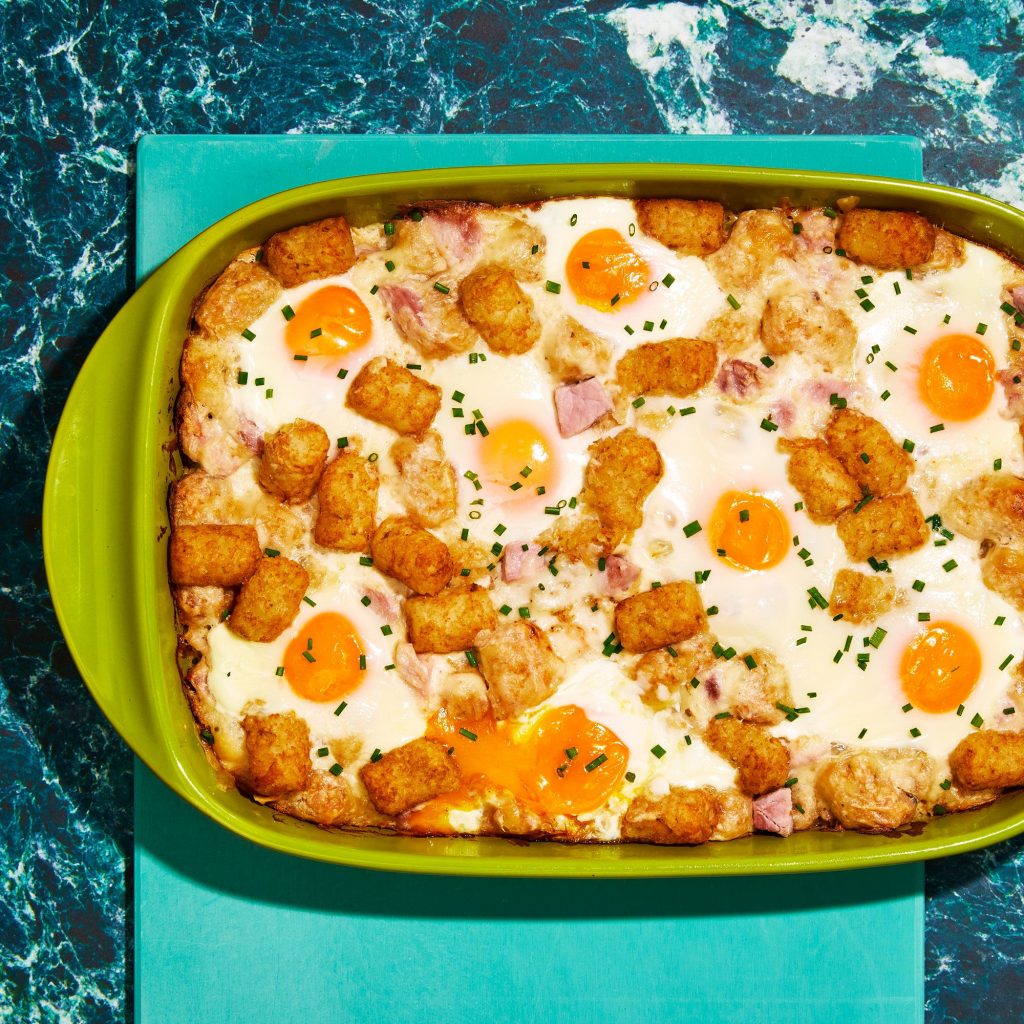 Croque Madame and Tot Casserole - Jorgensen Family Recipes